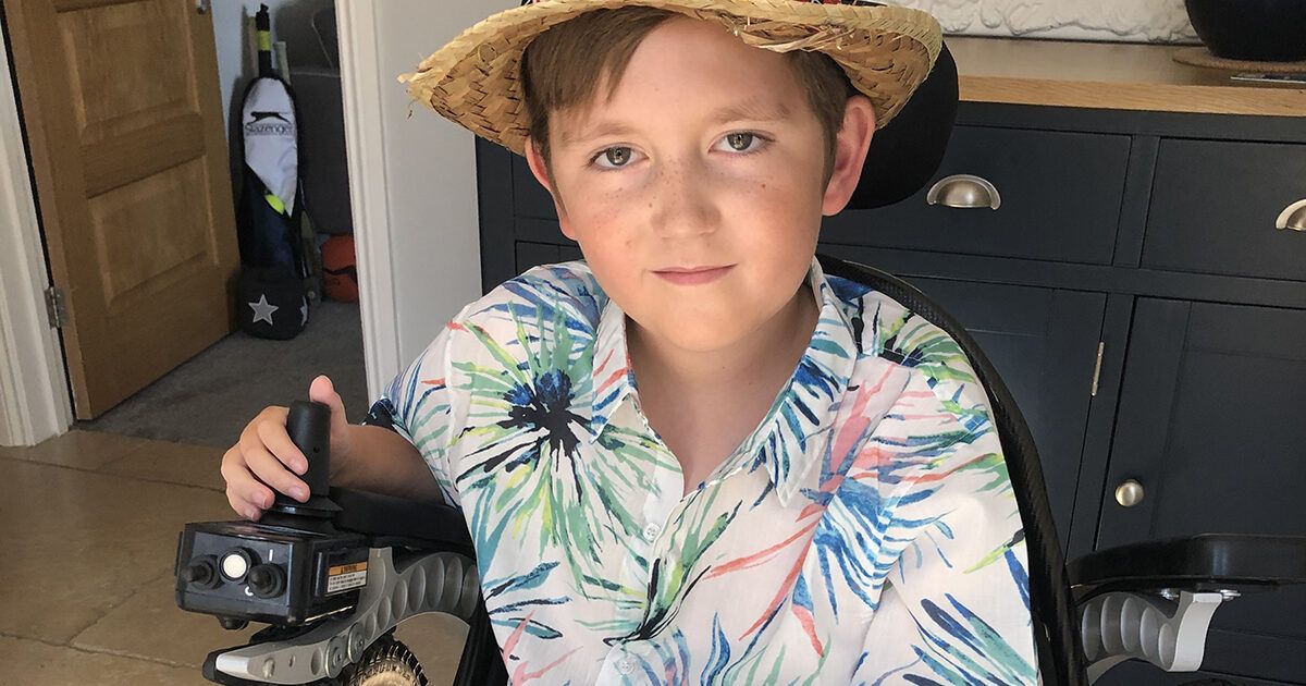 Harry enjoys the beach in his new all terrain wheelchair - Variety, the ...