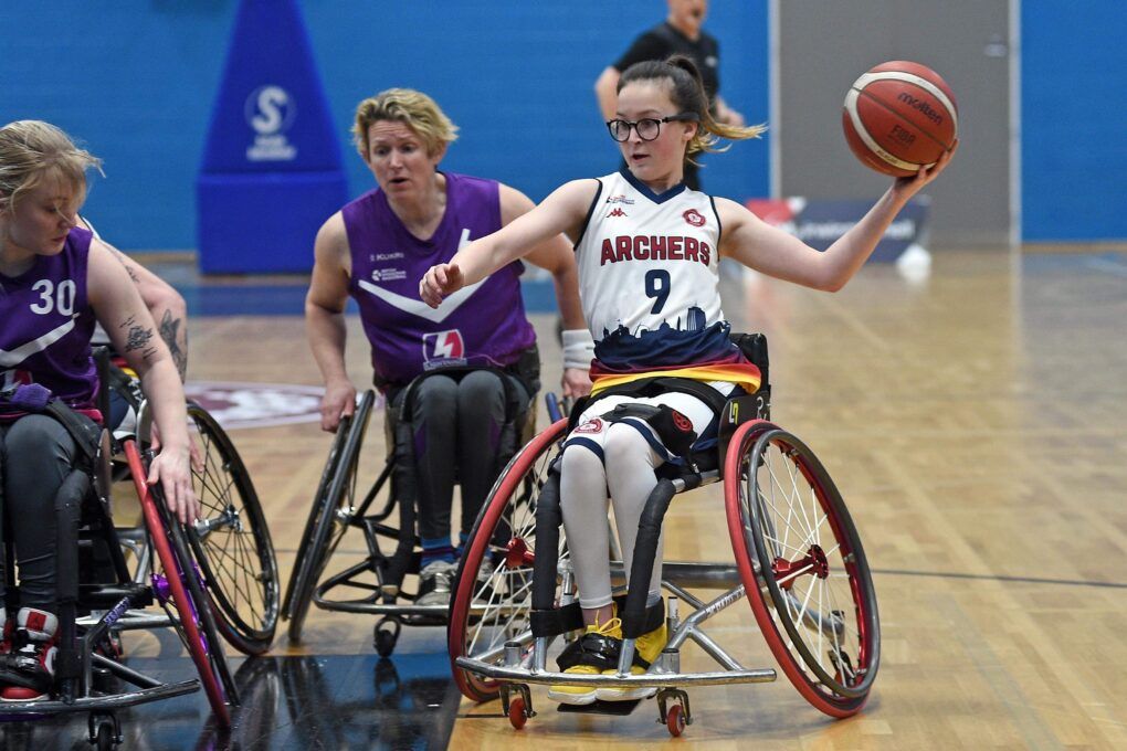 Maddie takes the sporting world by storm with her basketball wheelchair ...